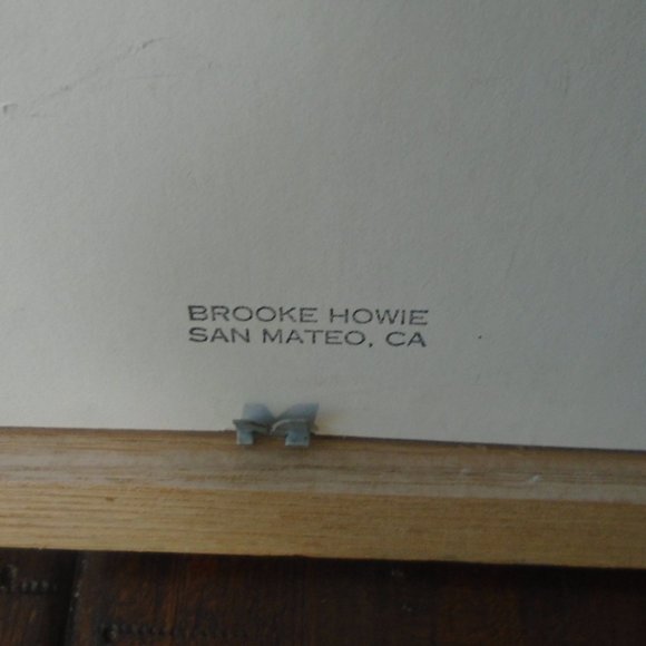 B. Howie | Art | Brooke Baxter Howie Signed Bunny Framed Artwork ...